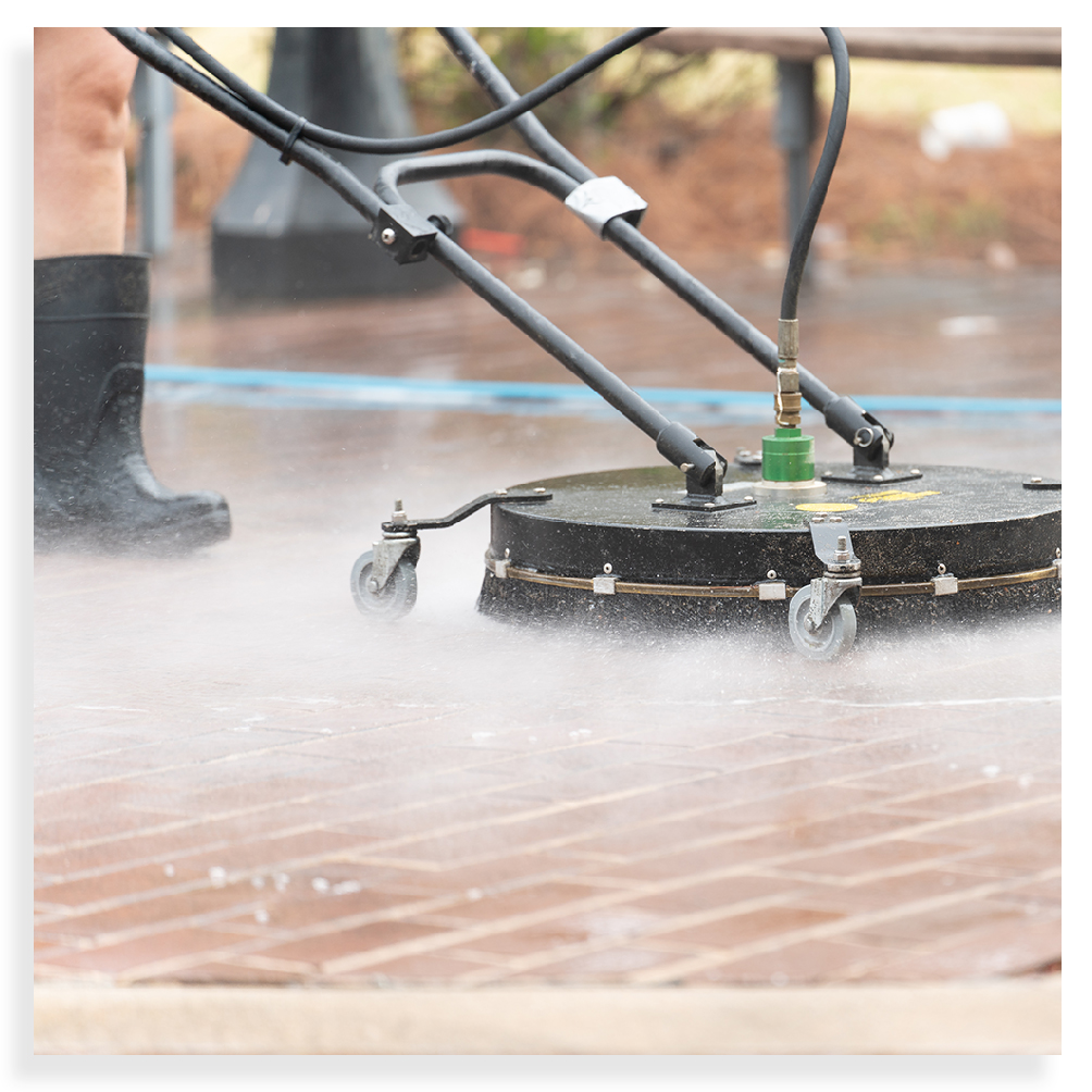 Our commercial pressure washing services include: